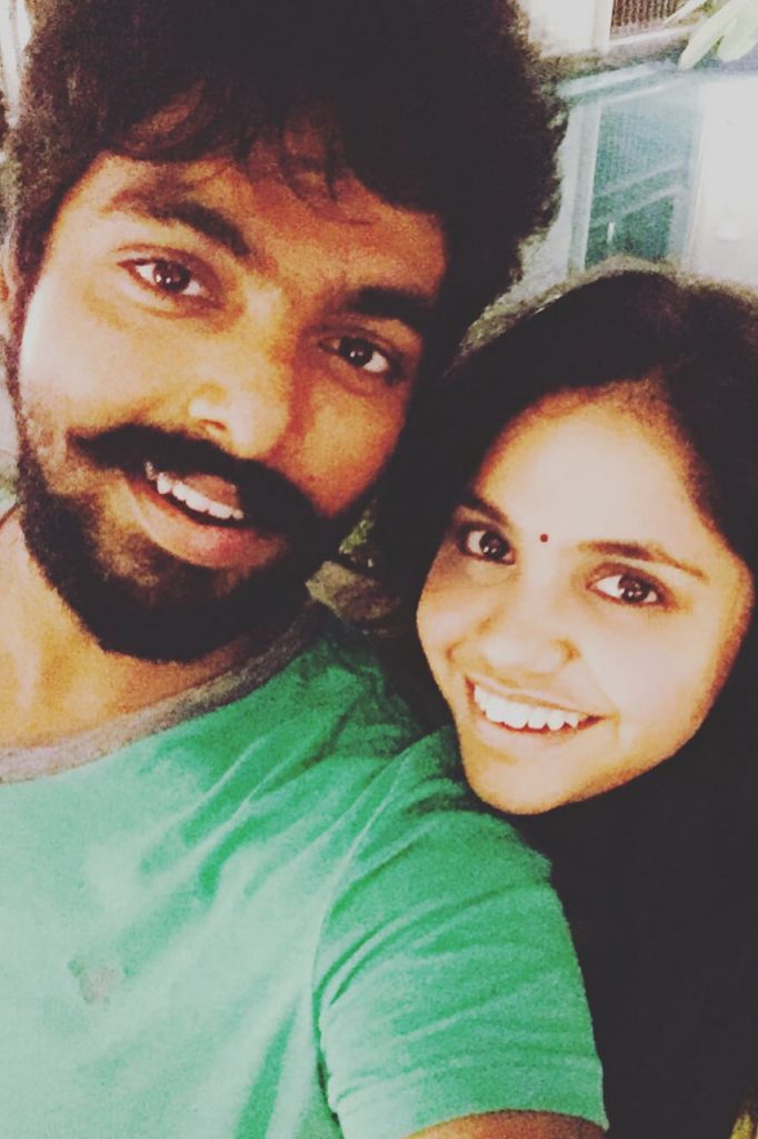 G.V.Prakash Kumar & Saindhavi – Family Pics - Suryan FM