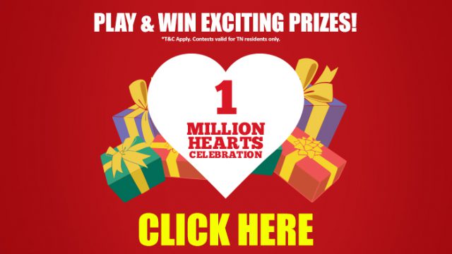 1 Million Hearts Celebration – Participate & Win HUGE Prizes! - Suryan FM