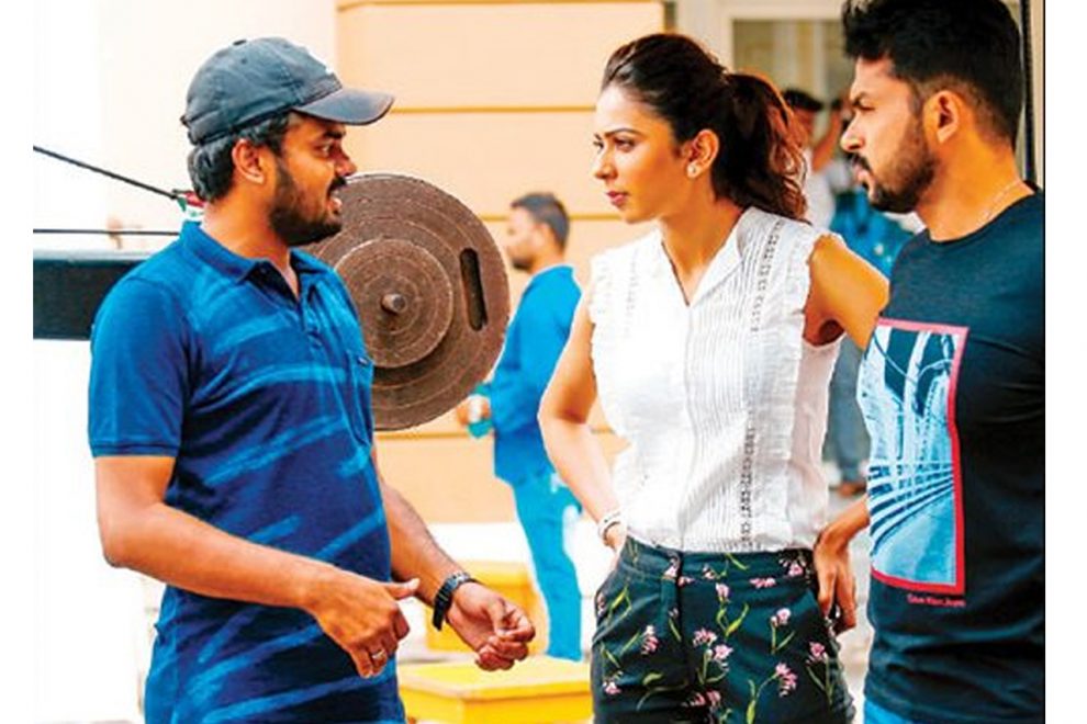 Dev aka Karthi 17- Shooting and Pooja stills - Suryan FM