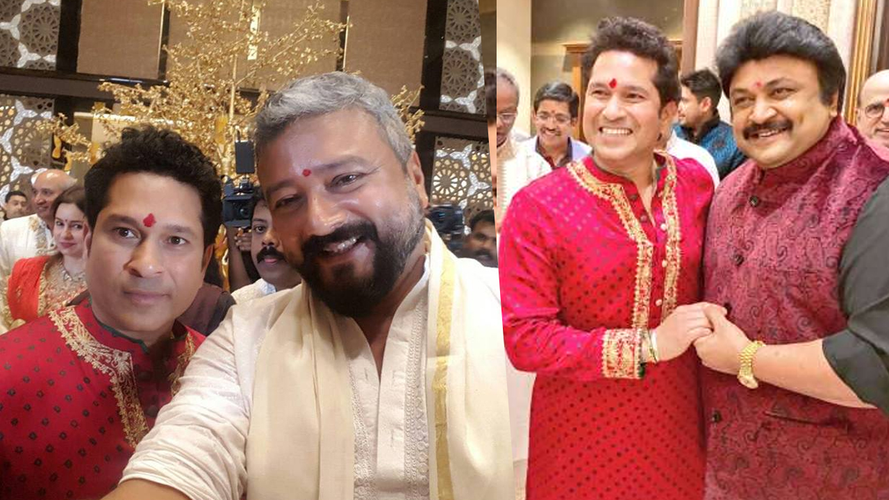 When Kollywood celebrities met Sachin Tendulkar, the God of Cricket ...