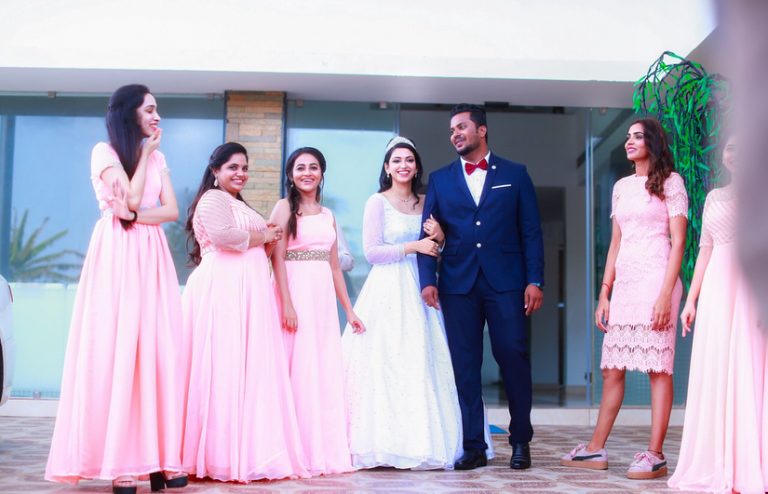 Kollywood Costume Designer ‘Joy Crizildaa’ Betrothal & Wedding Pics ...