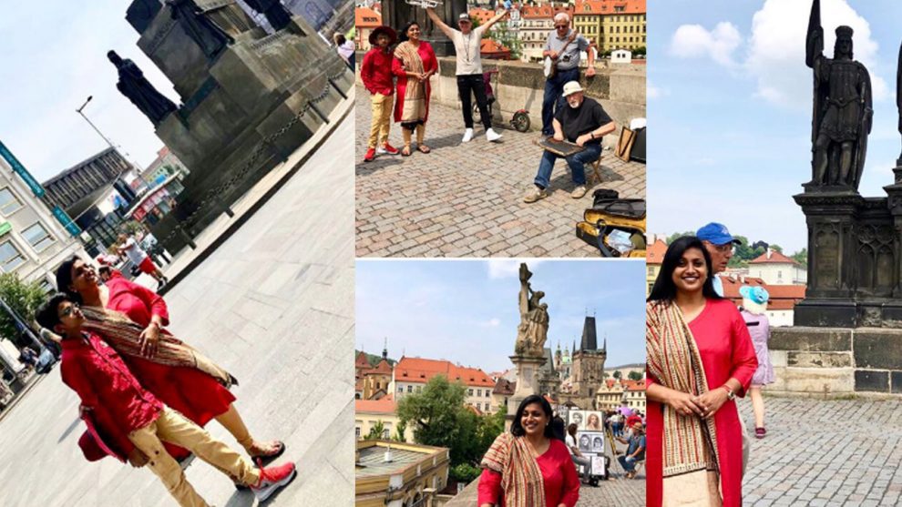 Actress Roja & R.K.Selvamani – Family Pics - Suryan FM