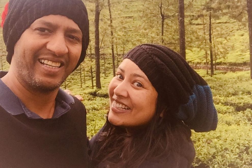 Actress Sangavi – Family stills - Suryan FM