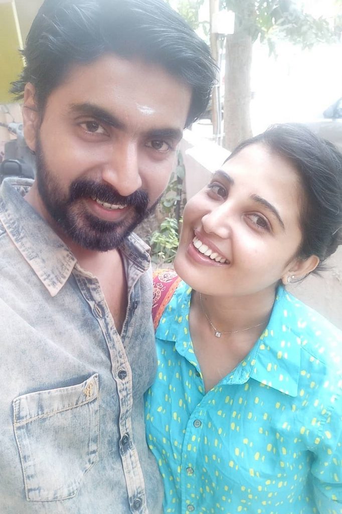 Prajin and Sandra Amy – Family stills - Suryan FM