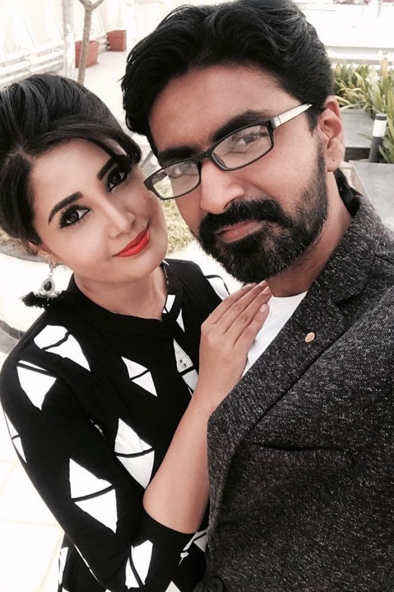 Prajin and Sandra Amy – Family stills - Suryan FM