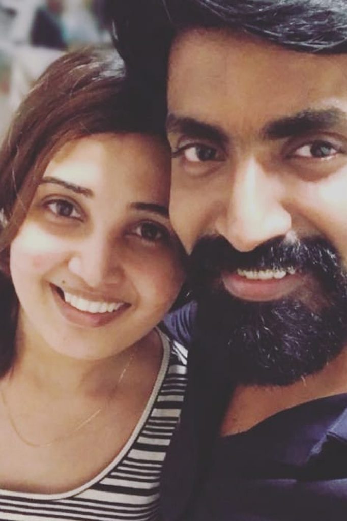 Prajin and Sandra Amy – Family stills - Suryan FM