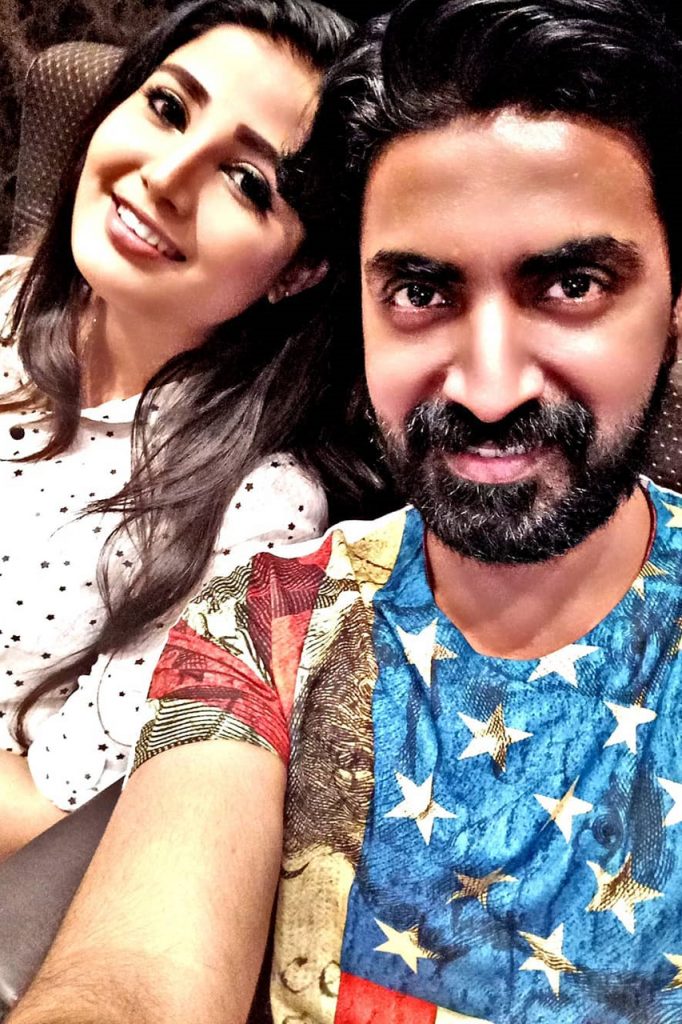 Prajin and Sandra Amy – Family stills - Suryan FM
