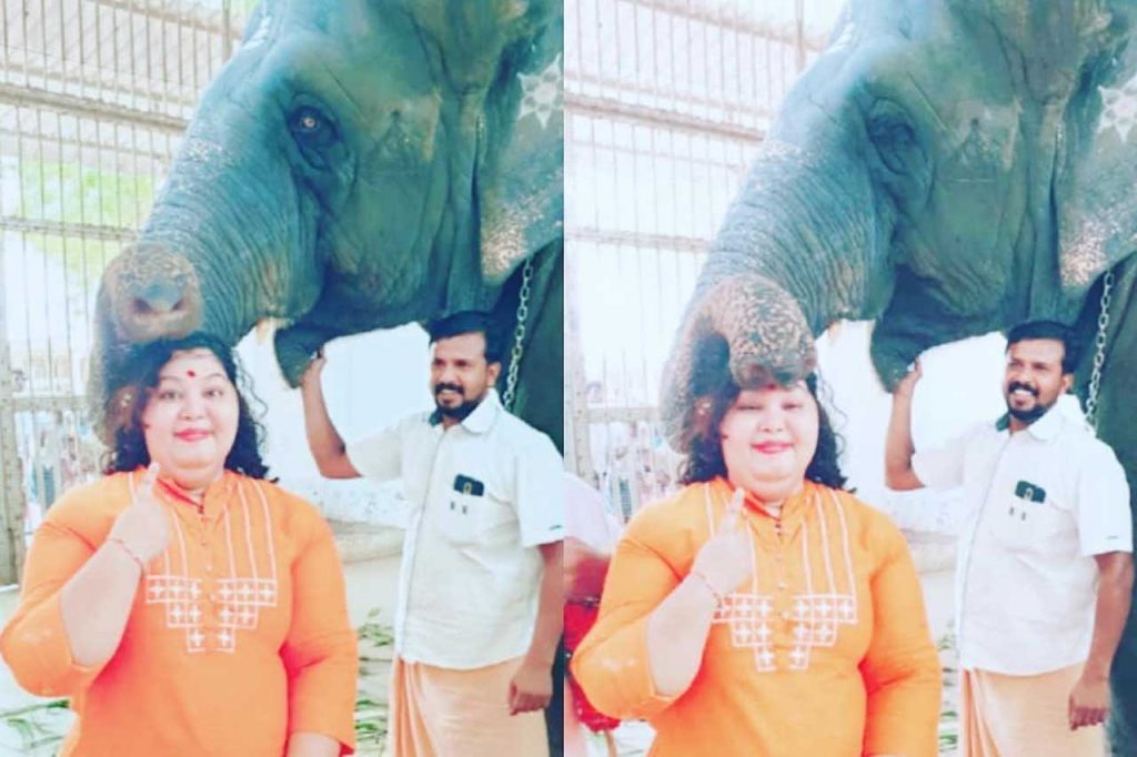 Family stills of celebrity couple Harathi and Ganeshkhar - Suryan FM