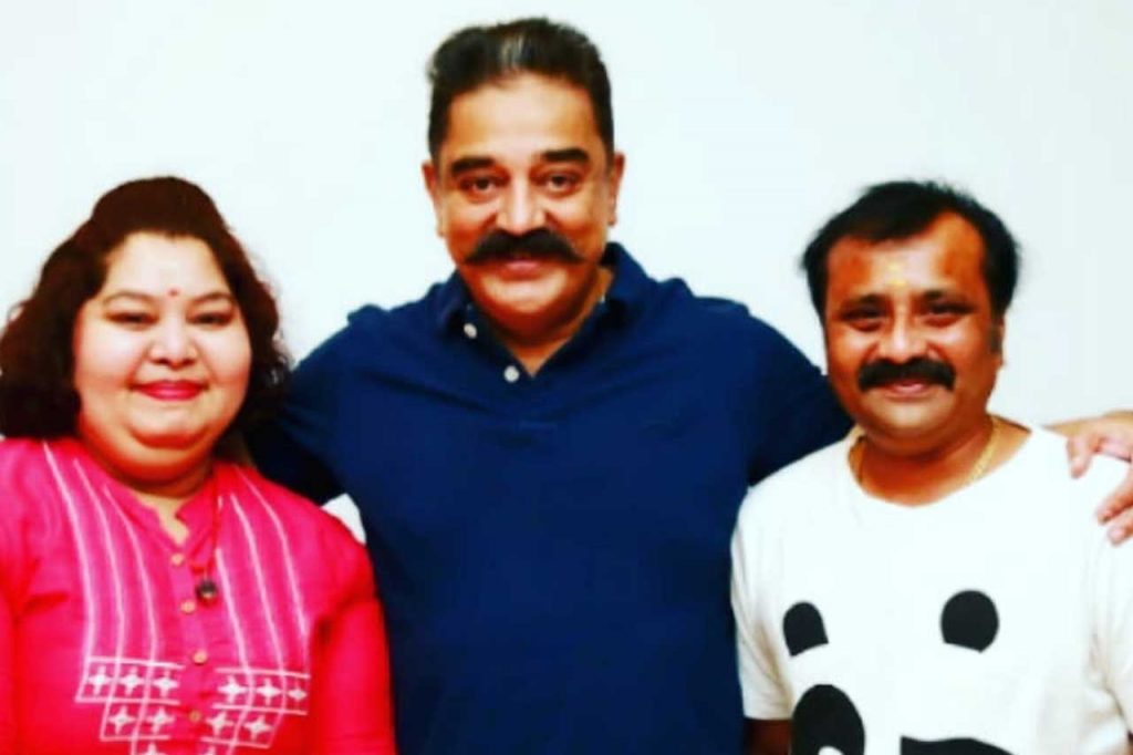 Family stills of celebrity couple Harathi and Ganeshkhar - Suryan FM