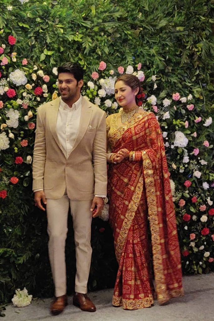 Arya & Sayyeshaa – Wedding & Reception Clicks - Suryan FM