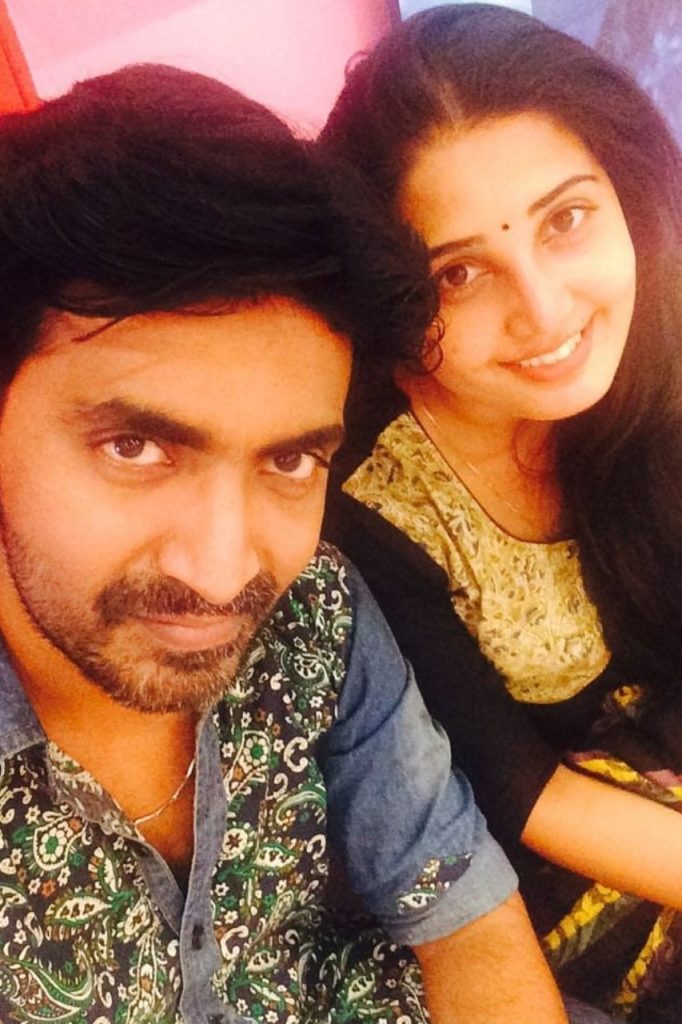 Prajin and Sandra Amy – Family stills - Suryan FM