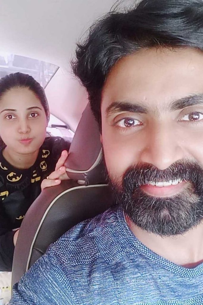 Prajin and Sandra Amy – Family stills - Suryan FM