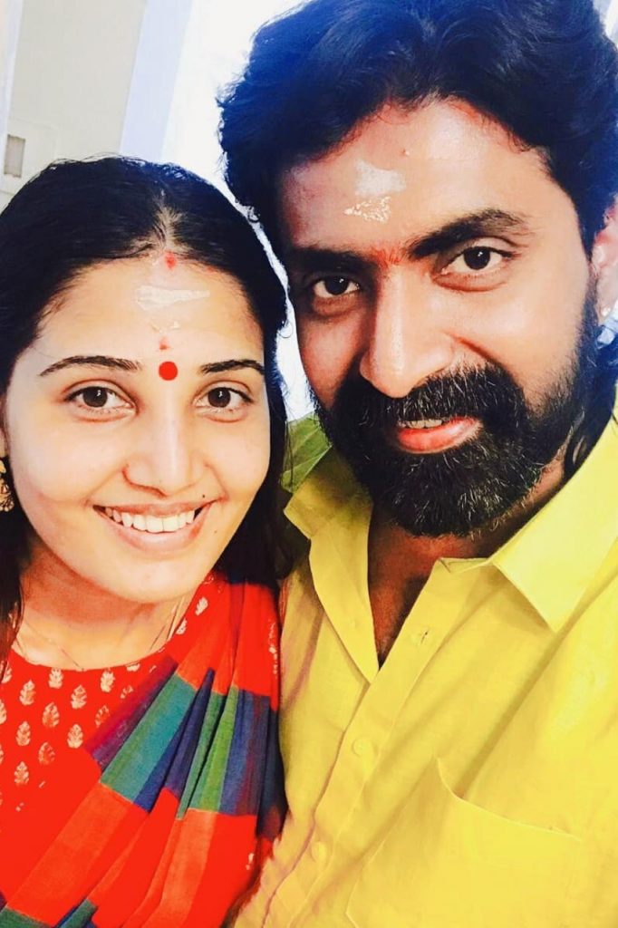 Prajin and Sandra Amy – Family stills - Suryan FM