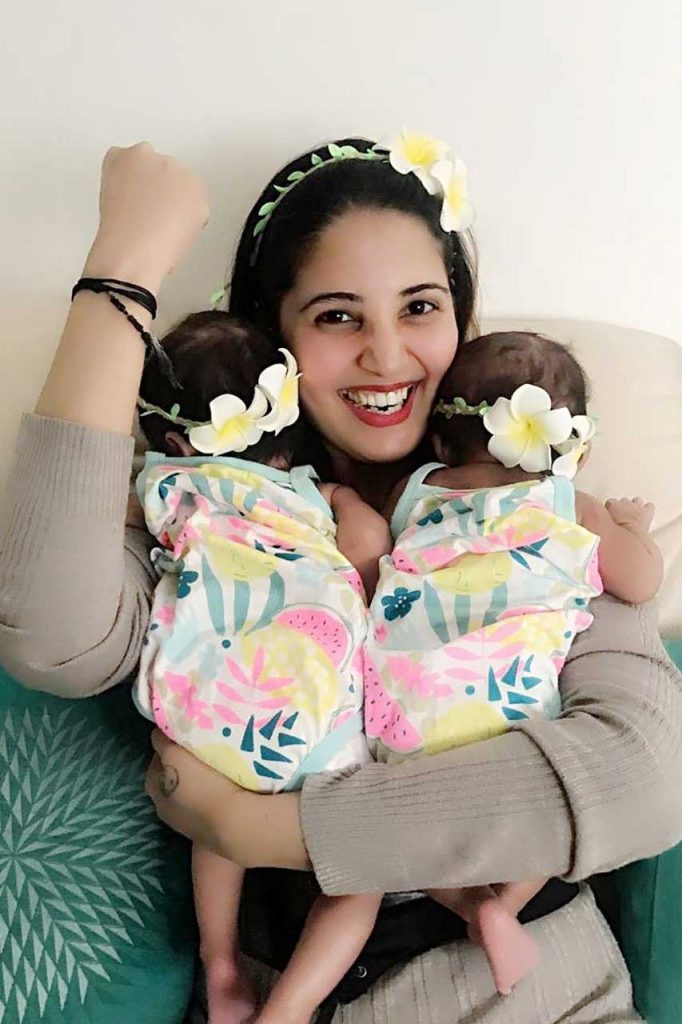 Prajin and Sandra Amy – Family stills - Suryan FM